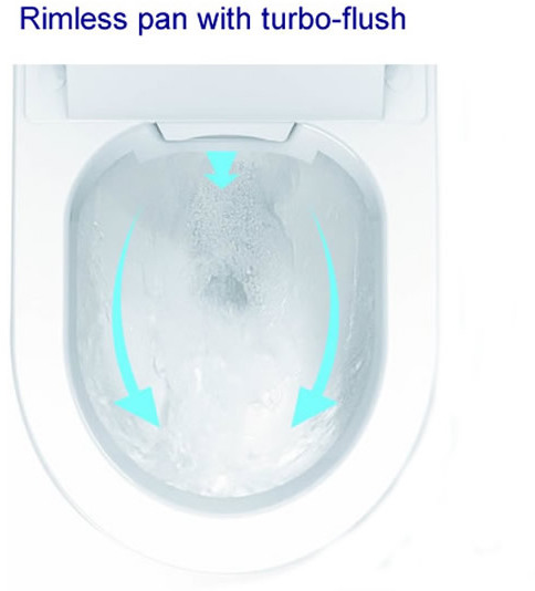 Japanese style wall hung smart toilet bidet