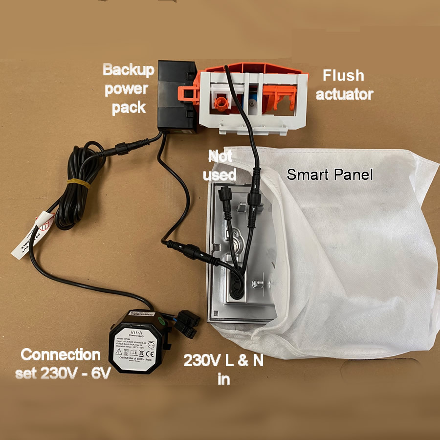 Vitra Concealed Cistern WC Frame & Smart Panel bundle for wall hung toilets