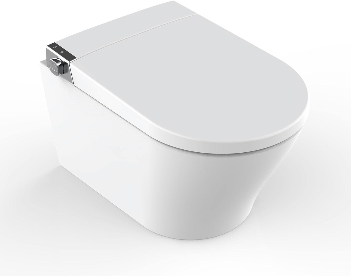 Auto open smart bidet shower toilet AS-8000 WH
