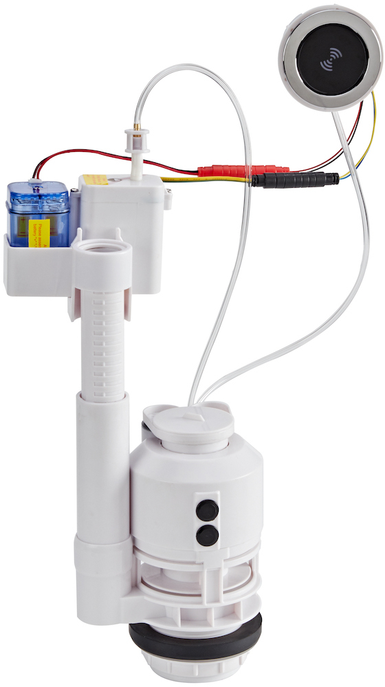 Touchless Dual Flush System for Close Coupled Toilets