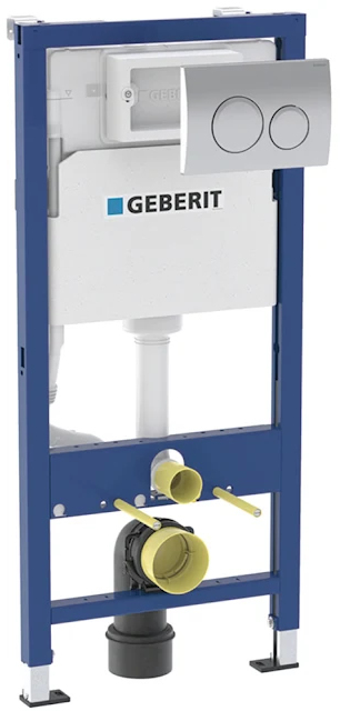 Description: Geberit 1120mm Duofix Frame Delta Concealed Cistern and ...