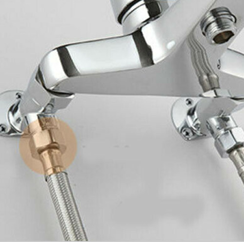 WPL0700: Bar type mixer surface fixing back plate elbows