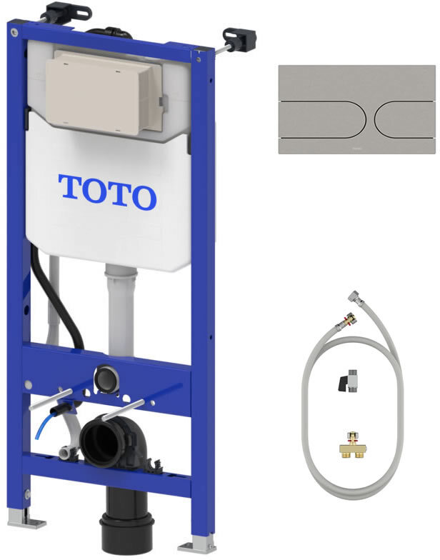 TOTO Washlet Frame System with Dual Flush: Complete Package