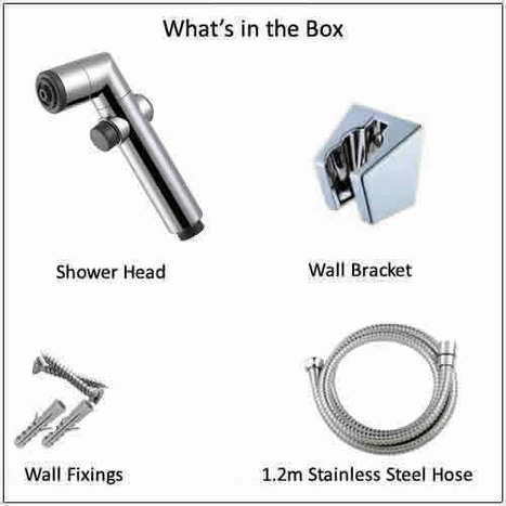 ERG2000: Combination Bidet Shower & Toilet Jet Cleaner